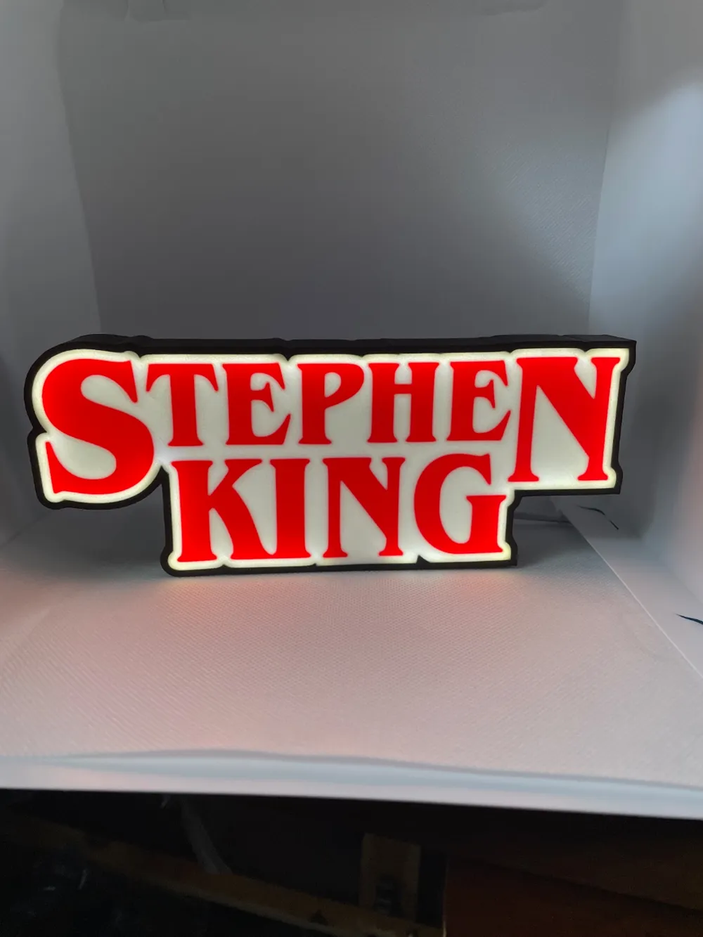 Stephen King Logo Lightbox by T.Phillips - MakerWorld