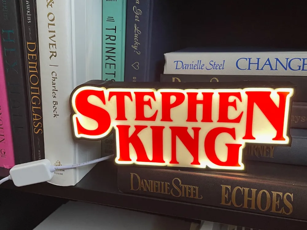 Stephen King Logo Lightbox by T.Phillips - MakerWorld