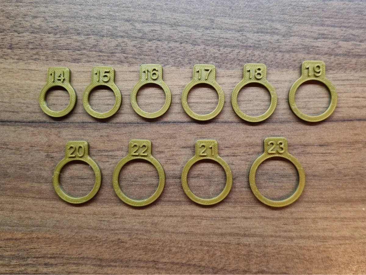 Ring sizer (Ring size measurement set) by user_4010751039 MakerWorld ...