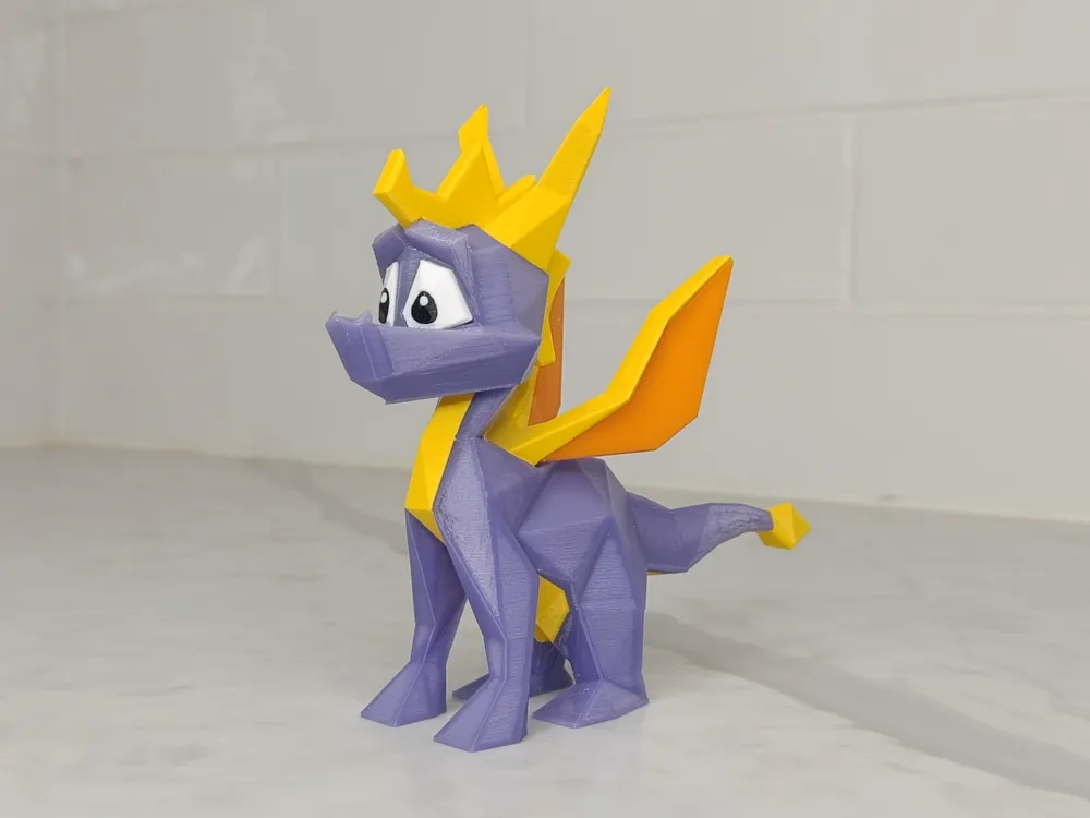 Low Poly Spyro the dragon by Namiiria MakerWorld: Download Free 3D Models