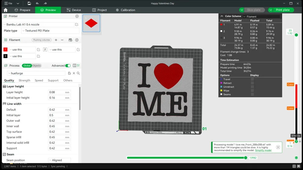 I Love Me - Free 3D Print Model - MakerWorld