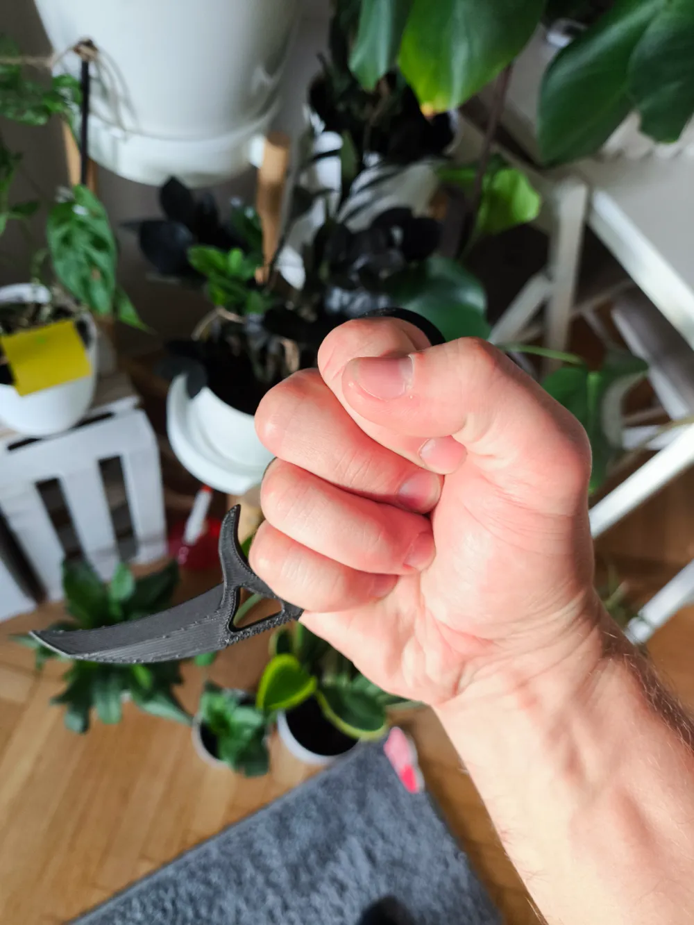 Combat Karambit Skeleton (6803 bearing ready) by RavenTAC - MakerWorld