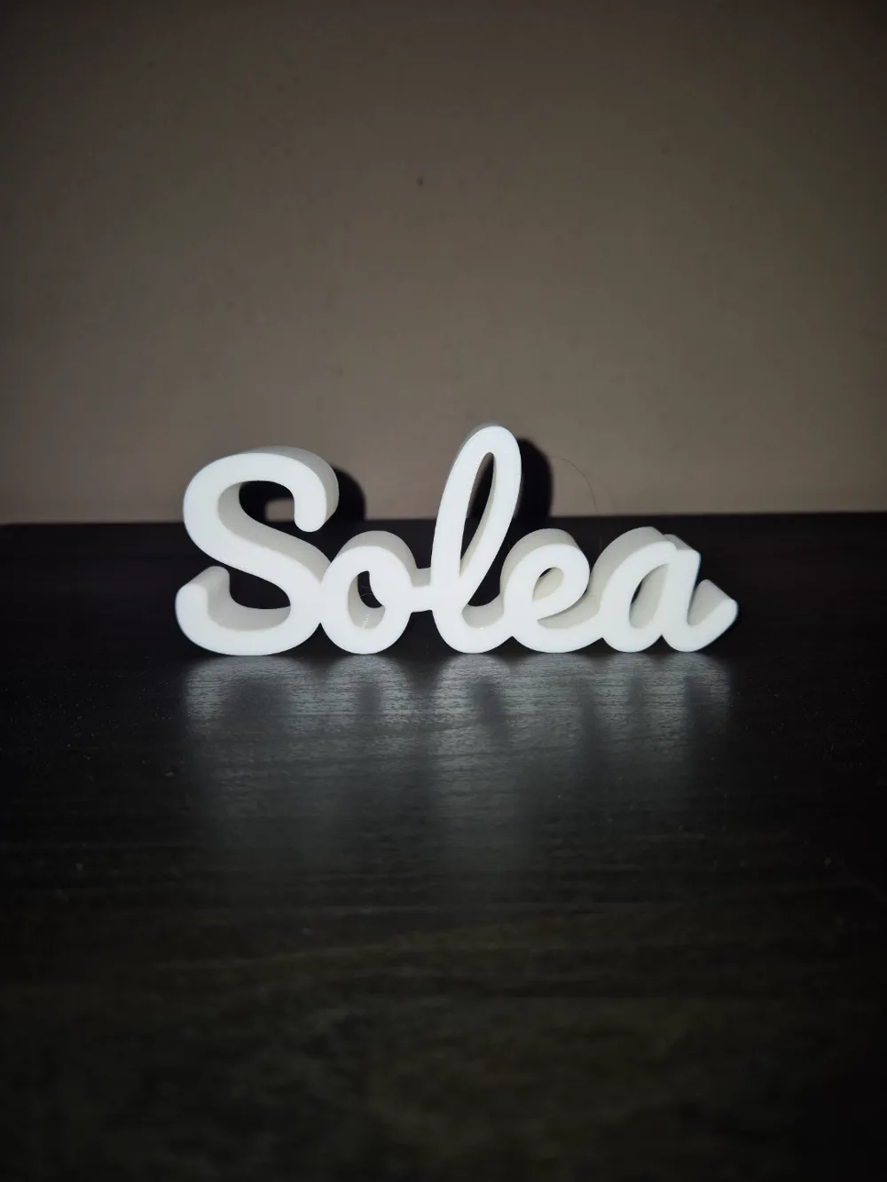 Solea Name Sign Display Decor by GabT - MakerWorld