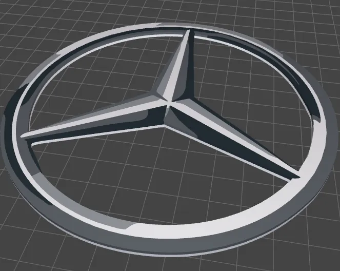 Mercedes logo by Adamovec_858 MakerWorld: Download Free 3D Models