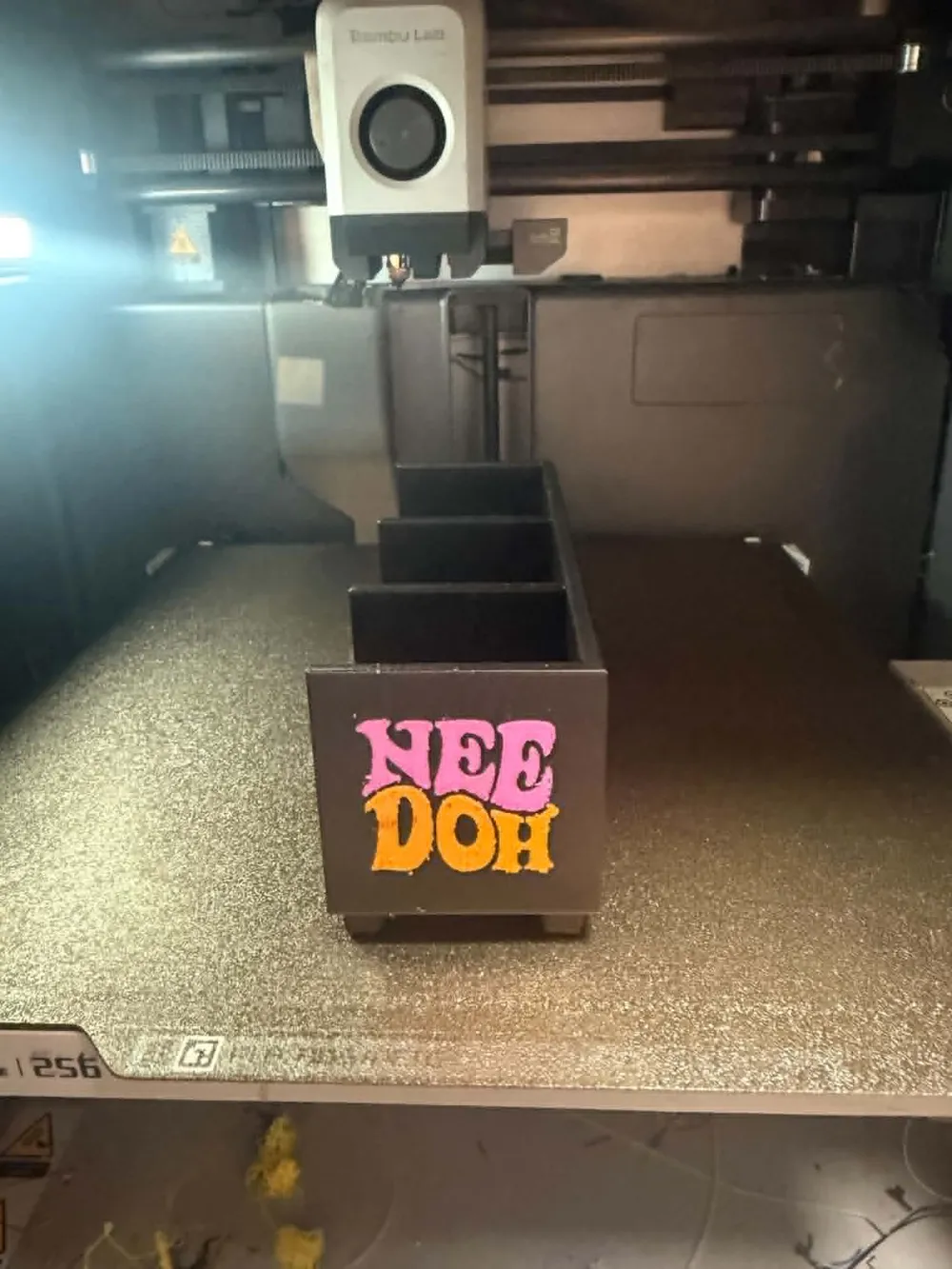 The NeeDoh Nest with logo 1-2-3 tier - Free 3D Print Model - MakerWorld