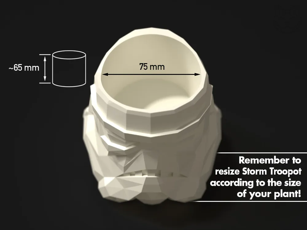 Storm Troopot - A Star Wars Low-Poly Vase by Gatto - MakerWorld