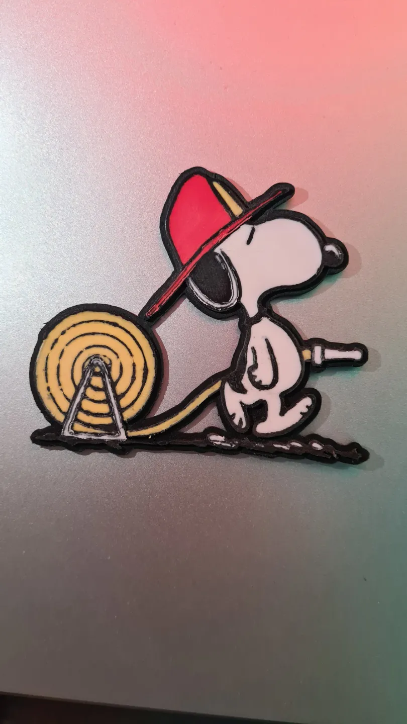 Snoopy Firefighter Tattoos Neo Traditional "Snoopy" Tattoo BlackInk
