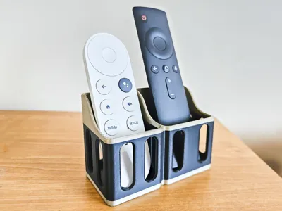 Remote control holder (print in place) by Mr_Andre MakerWorld: Download Free 3D Models