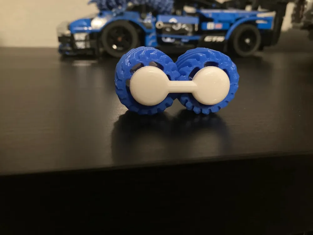 2 Gears Fidget Spinner 2 Remixed by Staiy3D - MakerWorld