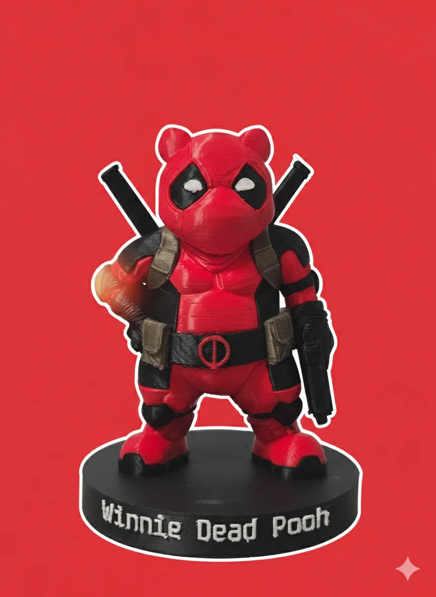 Winnie Dead Pooh - Free 3D Print Model - MakerWorld