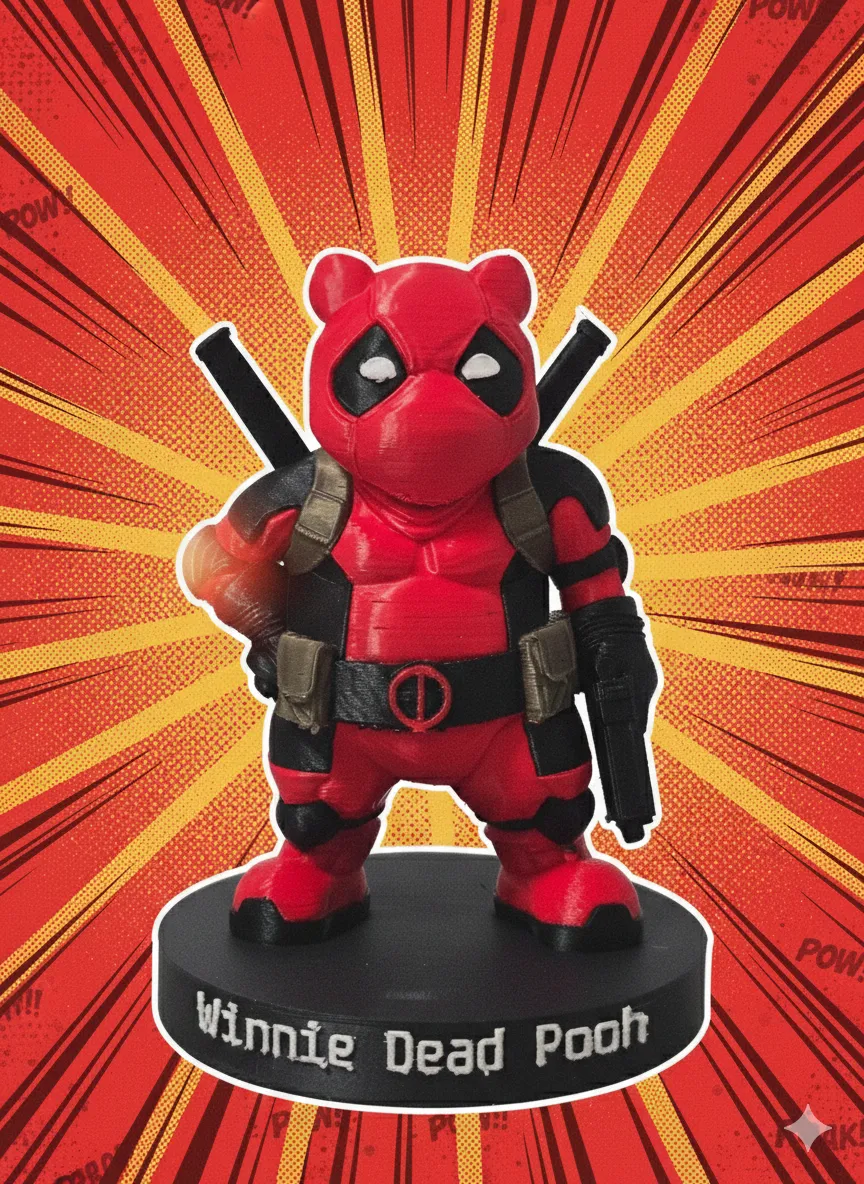 Winnie Dead Pooh - Free 3D Print Model - MakerWorld