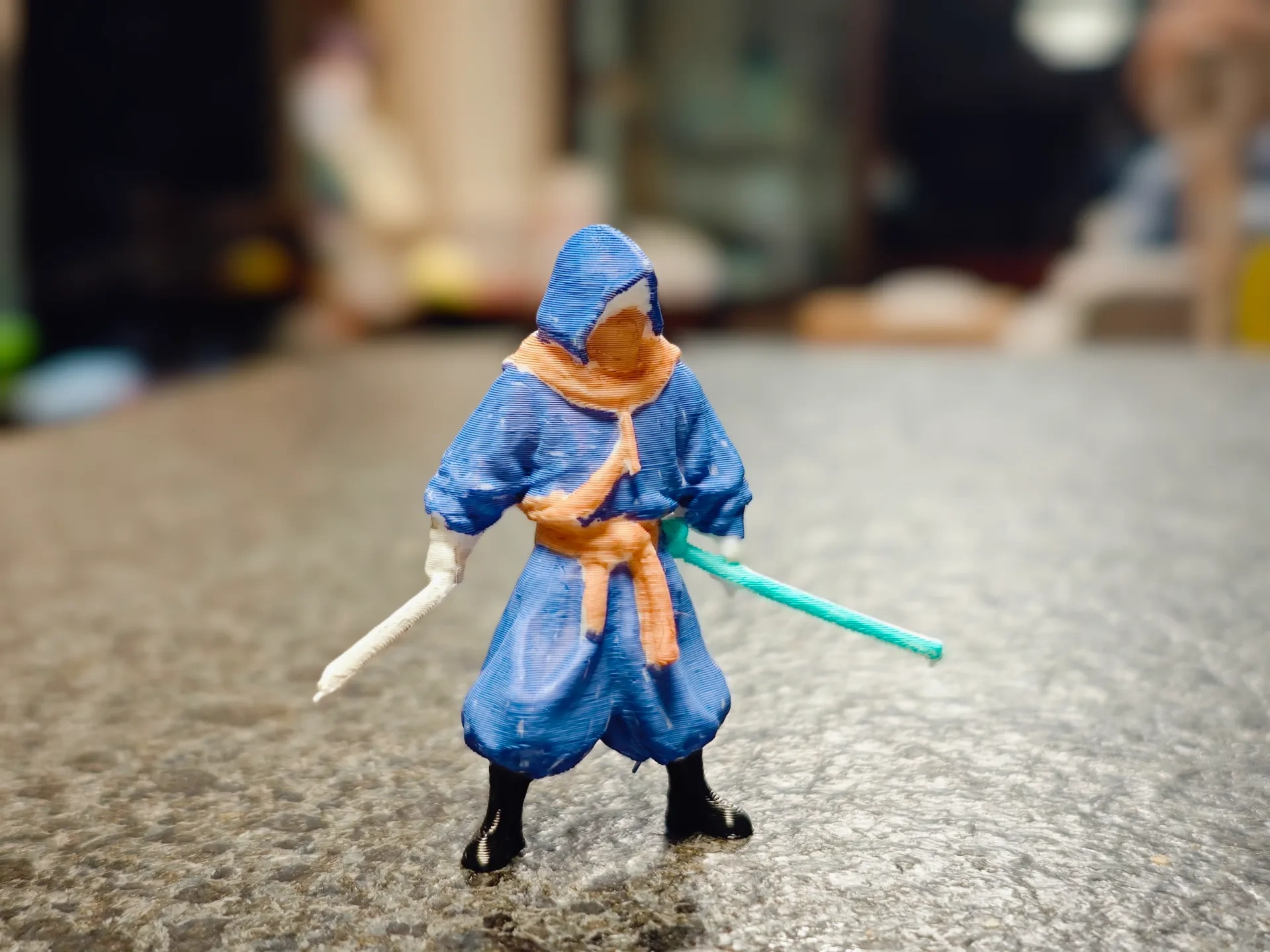 Miniature Ninja Figurine by AtamiSquare - MakerWorld