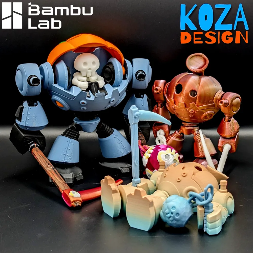 PUMPKIN BOT by Koza Design MakerWorld: Download Free 3D Models
