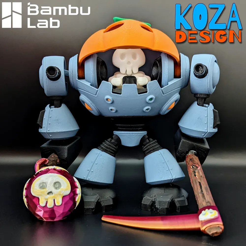 PUMPKIN BOT by Koza Design - MakerWorld