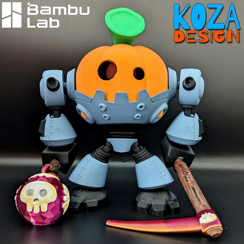 PUMPKIN BOT by Koza Design - MakerWorld