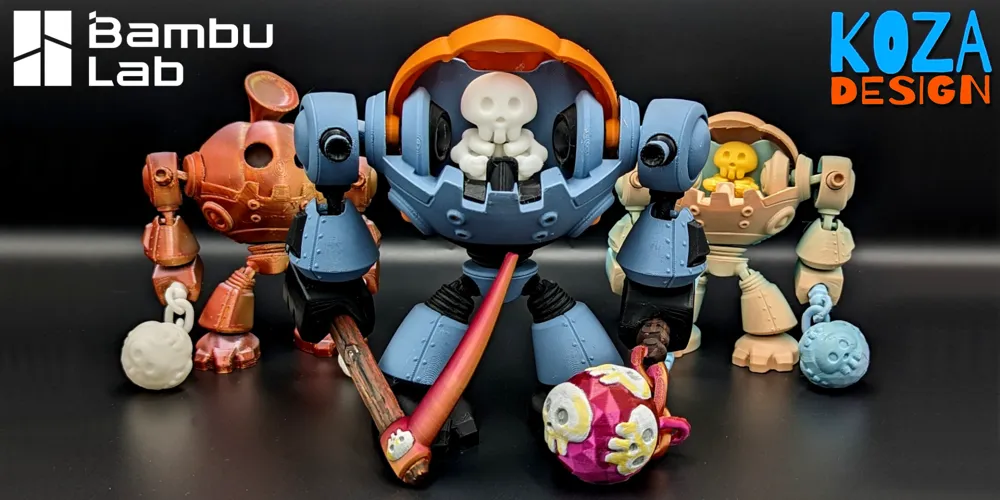 PUMPKIN BOT by Koza Design MakerWorld: Download Free 3D Models