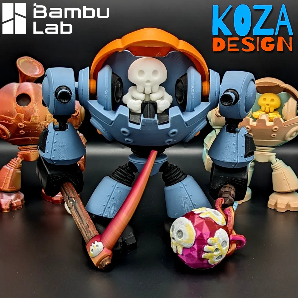 PUMPKIN BOT by Koza Design MakerWorld: Download Free 3D Models