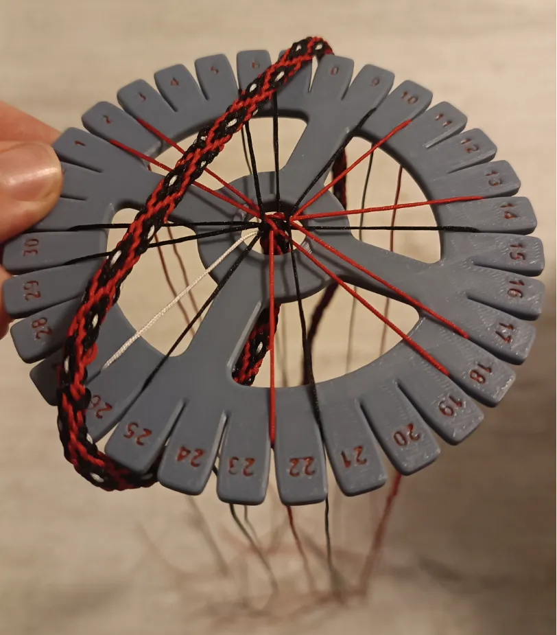 Kumihimo bracelet disc by Ragnar 3D - MakerWorld