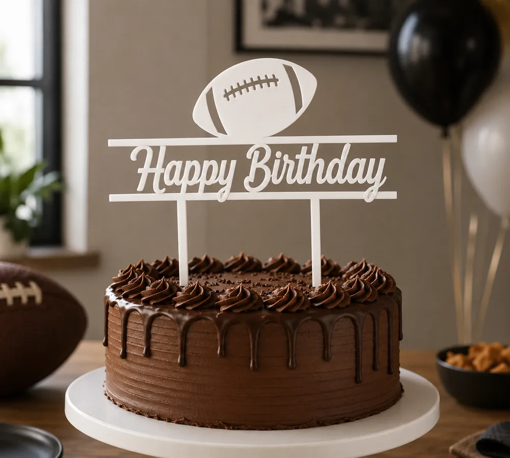 Fully Customizable Cake Topper - Free 3D Print Model - MakerWorld