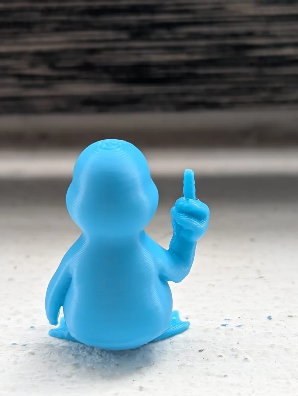 The Rude Duck - Duck Off Larry - Free 3D Print Model - MakerWorld