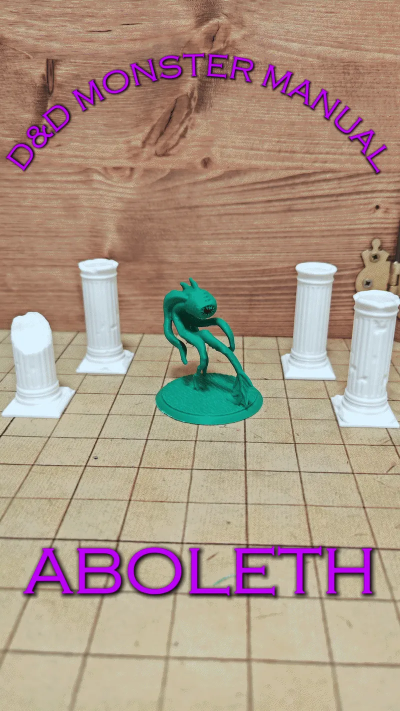 DnD Aboleth - D&D Monster Manual Project - Free 3D Print Model - MakerWorld