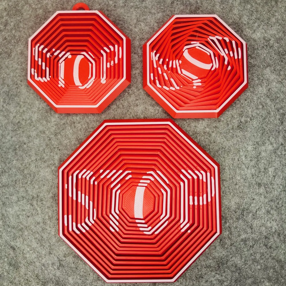 STOP Sign Octagon Fidget (Hexagon Fidget) - Free 3D Print Model ...