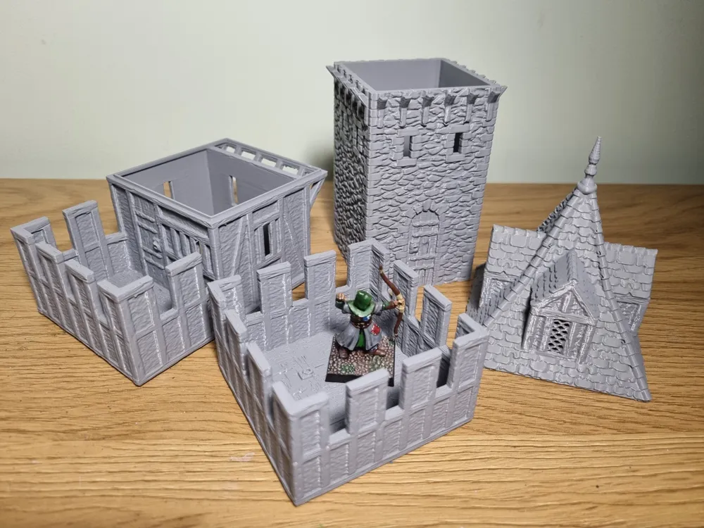 Modular Medieval Town VOL 5 by Grad90 MakerWorld: Download Free 3D Models
