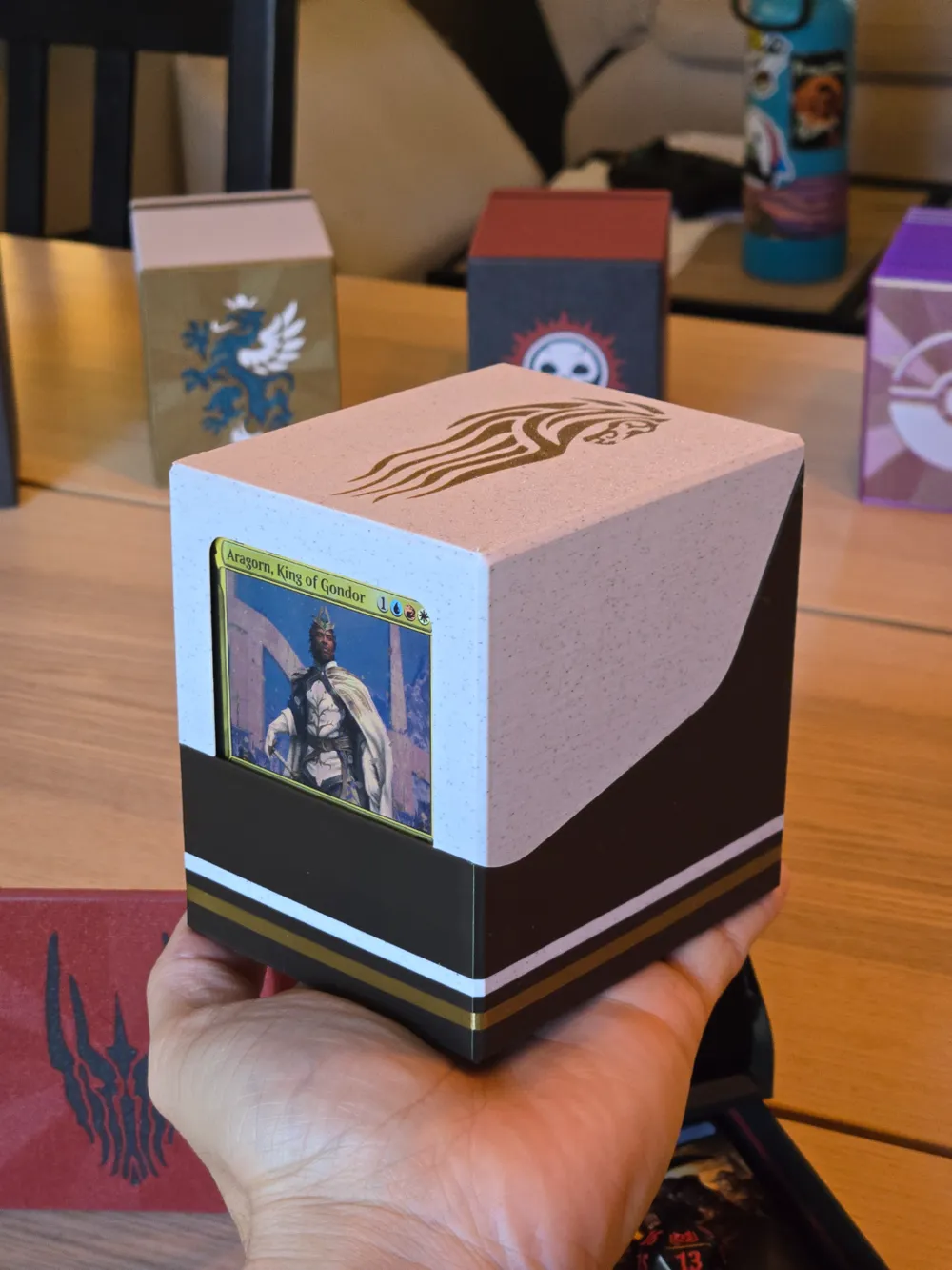 Functional Commander Deck Box - Single Sleeved - Free 3D Print Model ...