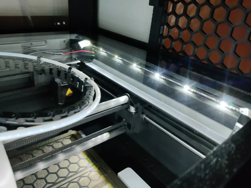 Bambu P1P/P1S 12mm LED strip, more secure LED Remixed by Iron Shaarad ...