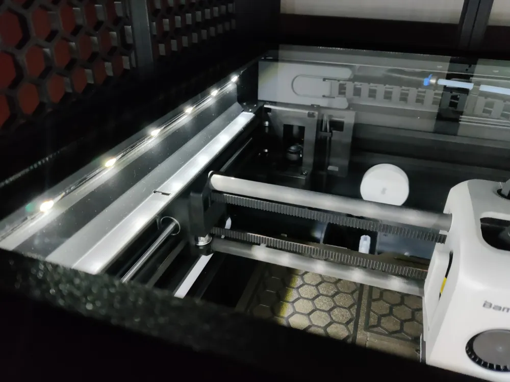 Bambu P1P/P1S 12mm LED strip, more secure LED Remixed by Iron Shaarad ...