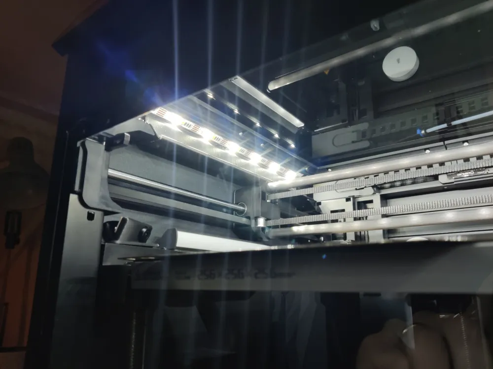 Bambu P1P/P1S 12mm LED strip, more secure LED Remixed by Iron Shaarad ...