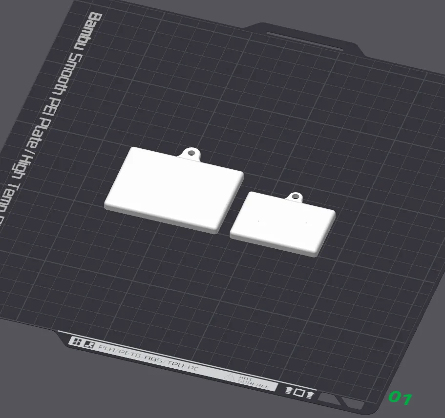 Blank Square NFC keychain! by Cesar 🔥 - MakerWorld