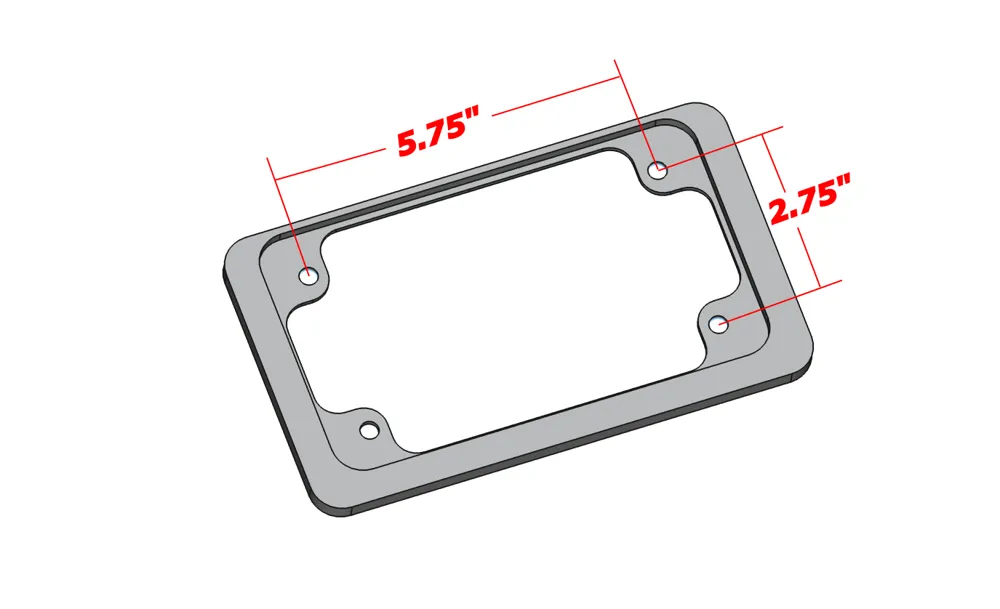 Motorcycle License Plate Frame by JP-3D-Prints MakerWorld: Download ...