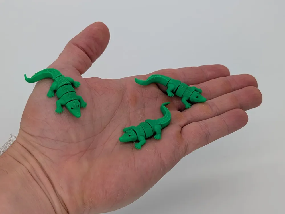 Tiny Crocodile - Free 3D Print Model - MakerWorld