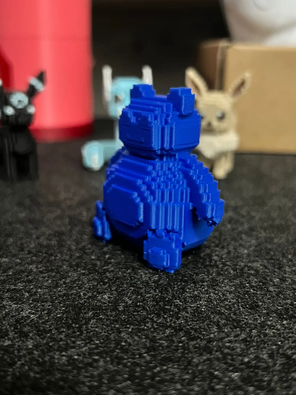 SNORLAX Voxel / Pixel Art 8bit- Pokémon Collection - Free 3D Print ...