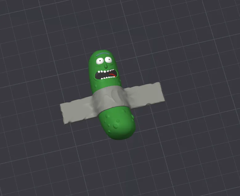 Pickle Rick Magnet - "I'm Pickle Riiick! - Free 3D Print Model - MakerWorld