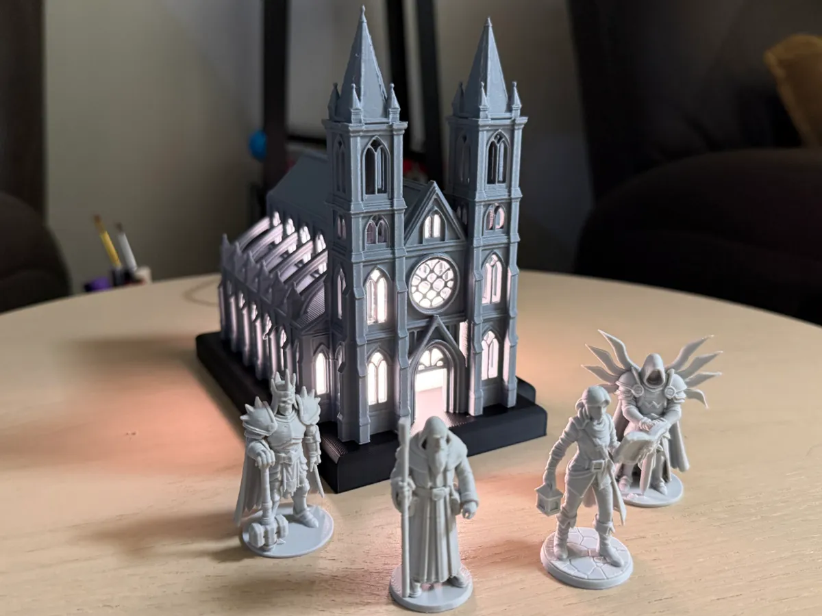Lámpara de Catedral Inspirada en Diablo + Personajes por Tech23 ...