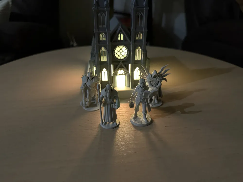 Diablo Inspired Cathedral Lamp + Characters by Tech23 MakerWorld ...