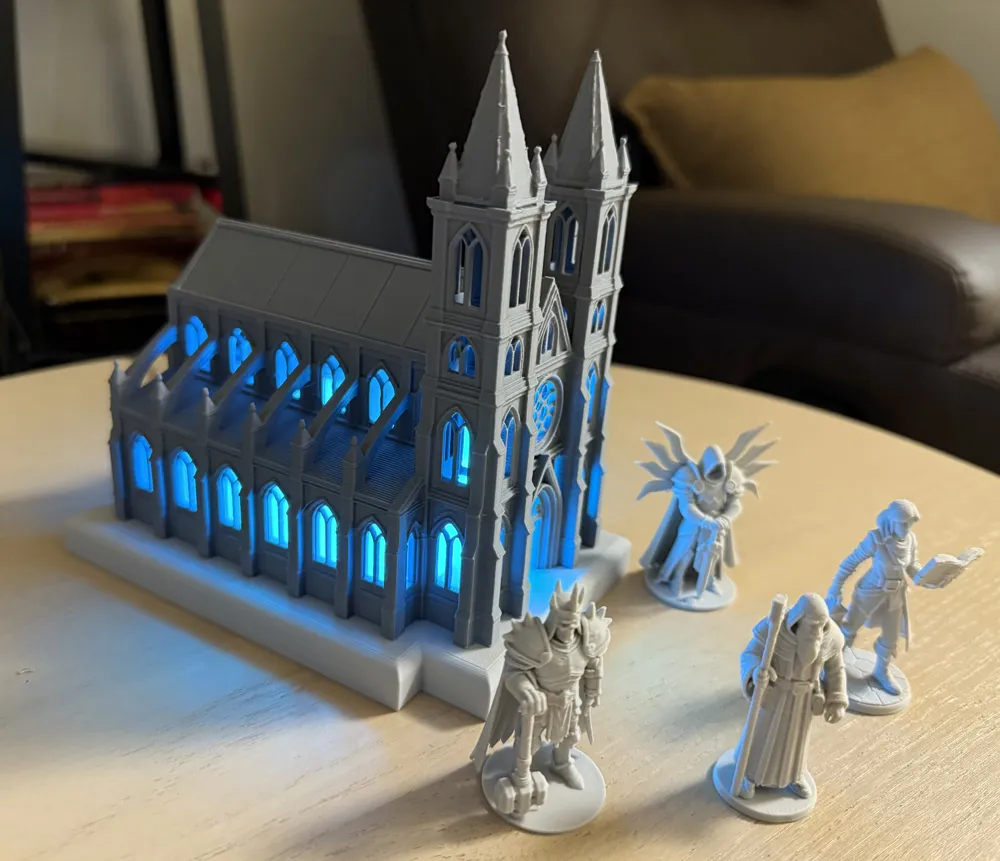 Diablo Inspired Cathedral Lamp + Characters by Tech23 MakerWorld ...