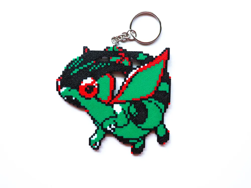 Pokémon Keychain Pack #13 Kyogre, Rayquaza by Powerpill.prints ...