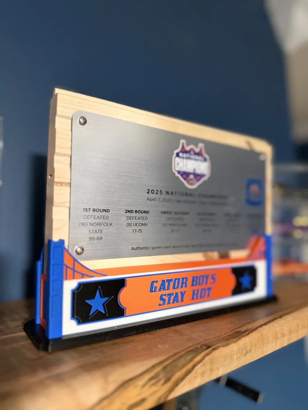 Artsman 2025 Florida Gators Mini Court Stand - Free 3D Print Model ...