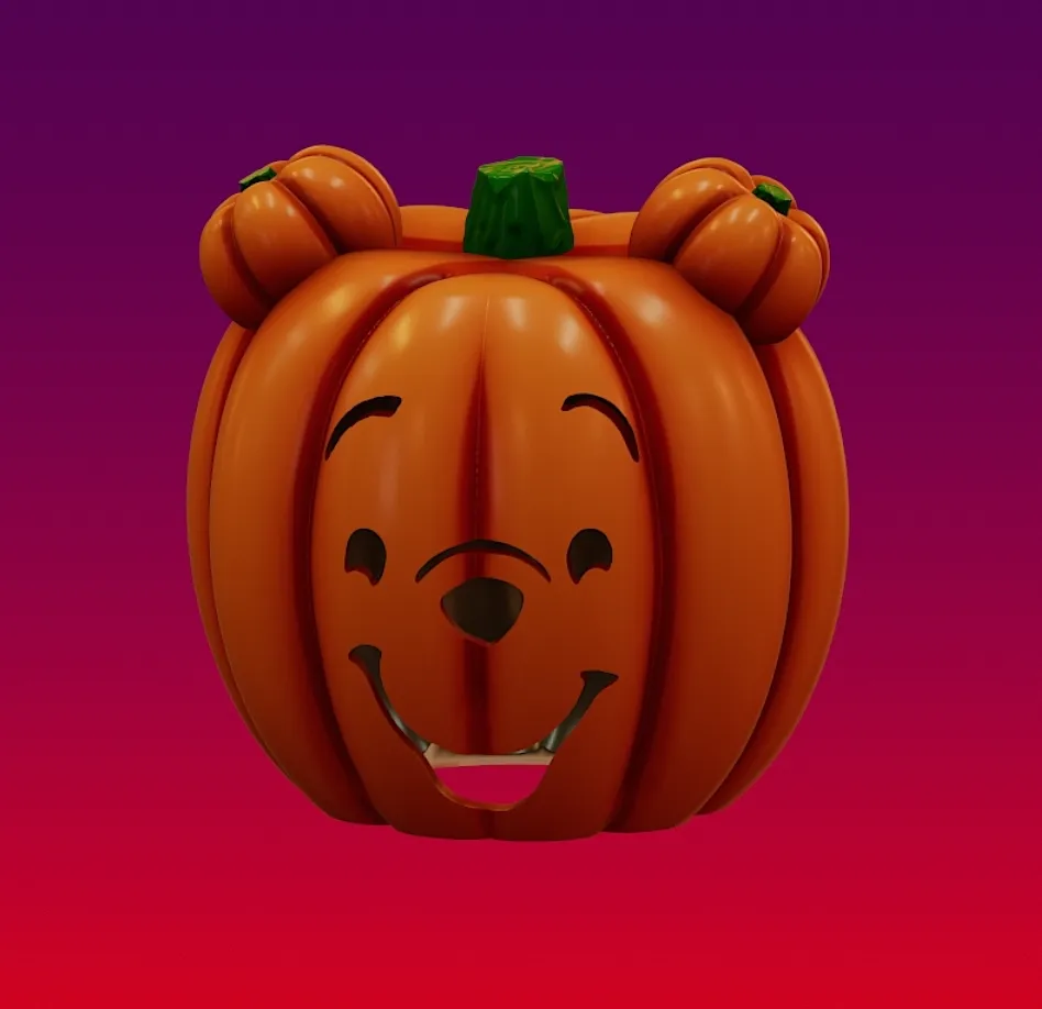Winnie the Pooh & Tigger Halloween lights by Valkyrie Forge MakerWorld ...