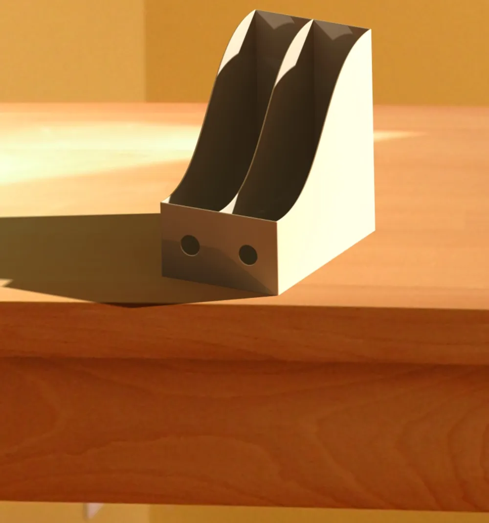 Vertical A4 paper tray - Free 3D Print Model - MakerWorld