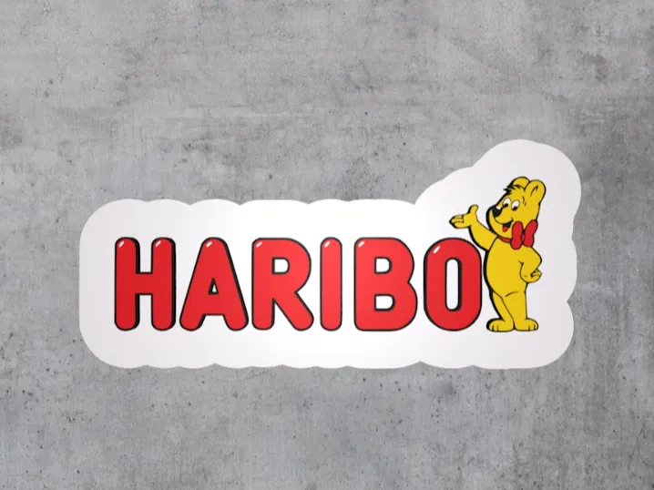 Haribo Logo - Free 3D Print Model - MakerWorld