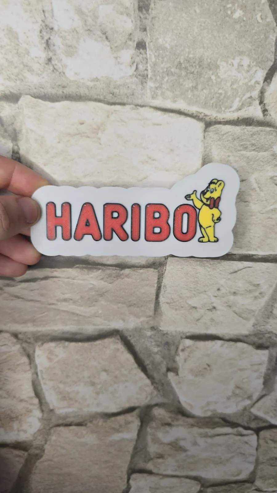 Haribo Logo - Free 3D Print Model - MakerWorld