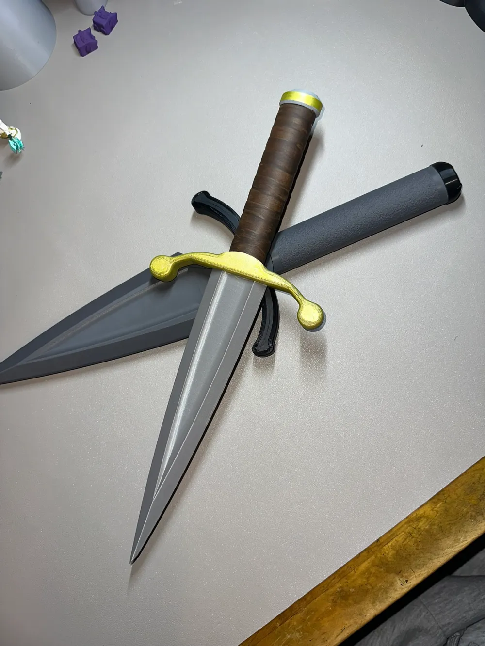 Medieval Dagger (Broad dagger Variant) by W1cked MakerWorld: Download ...