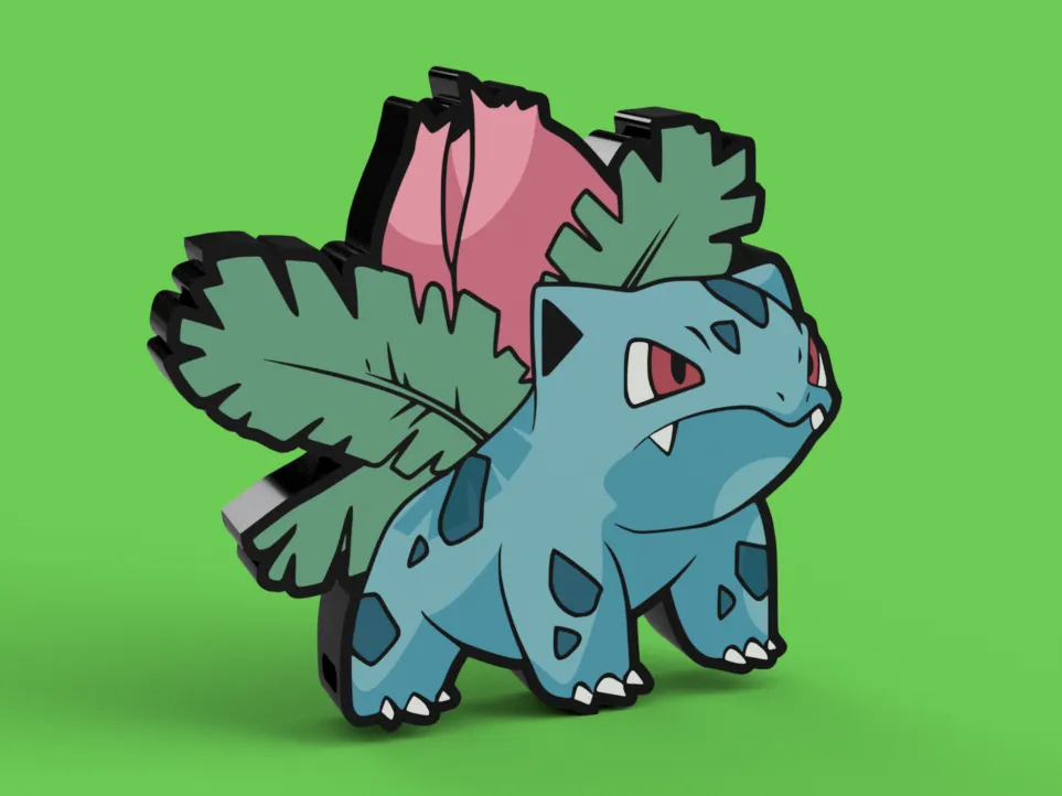 Ivysaur Lightbox by Sitsero - MakerWorld