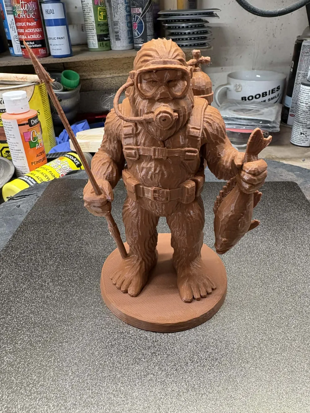 Scuba Sasquatch - Free 3D Print Model - MakerWorld