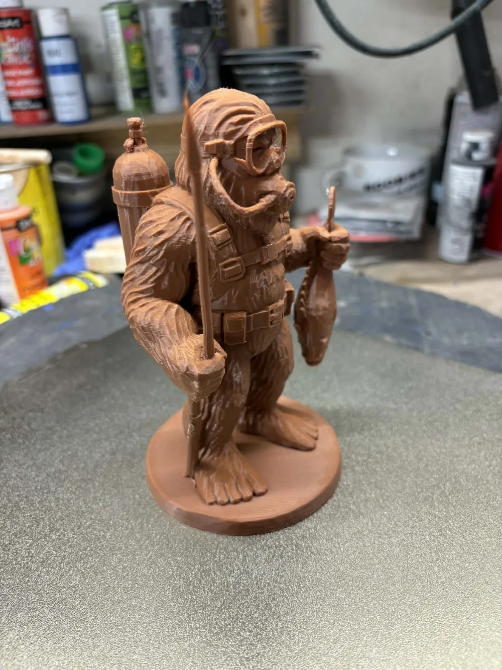 Scuba Sasquatch - Free 3D Print Model - MakerWorld