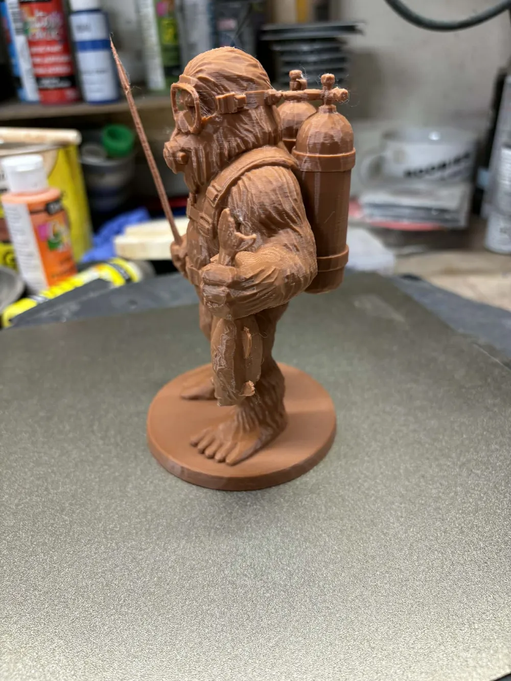 Scuba Sasquatch - Free 3D Print Model - MakerWorld